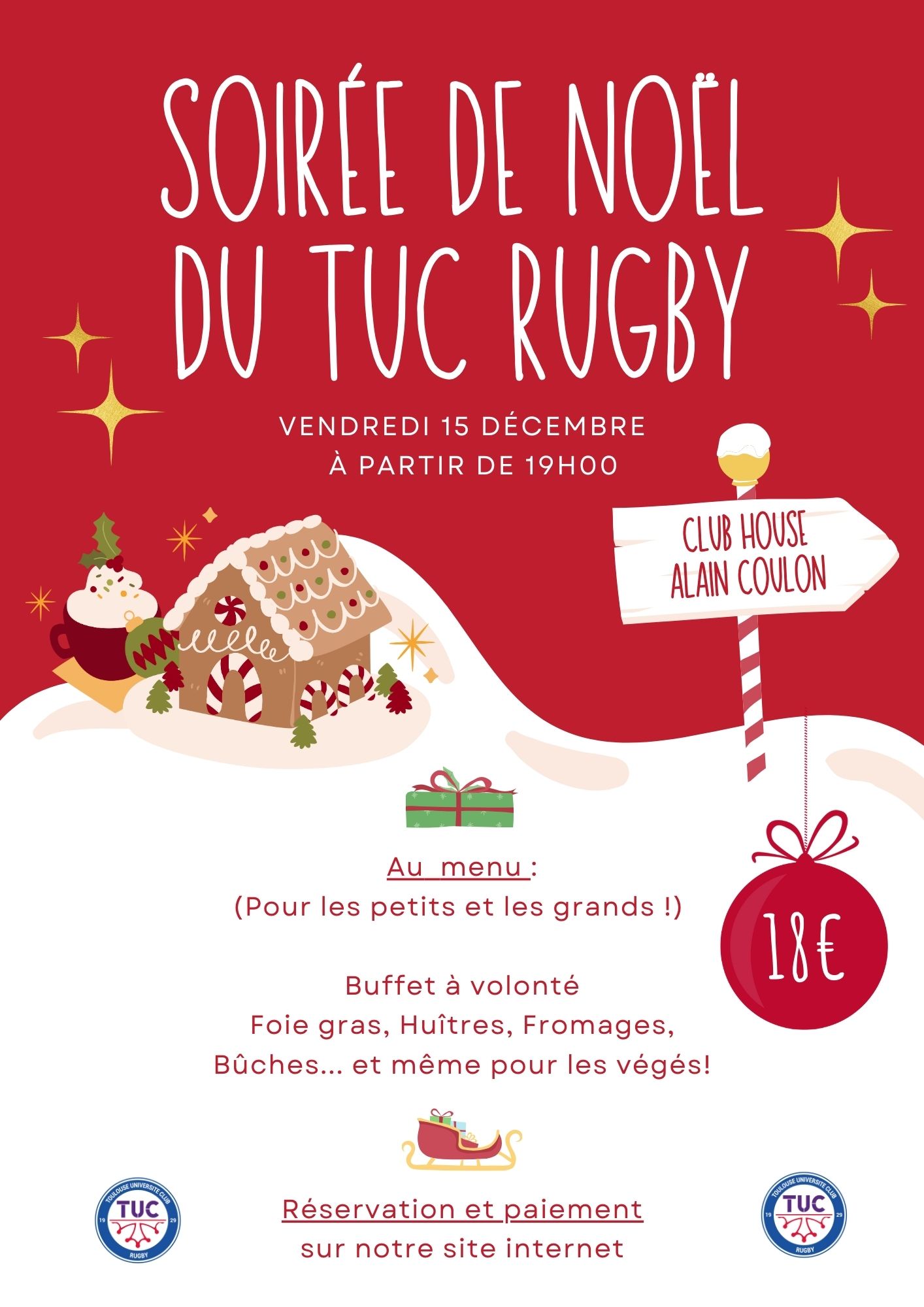 Le TUC fête Noël - TUC-Rugby